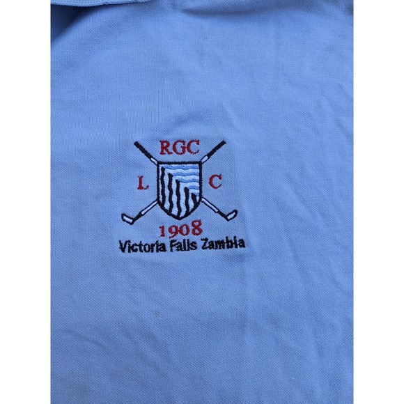 Srixon | Shirts | Srixon Victoria Falls Zambia Blue Golf Polo Sz Xxl ...